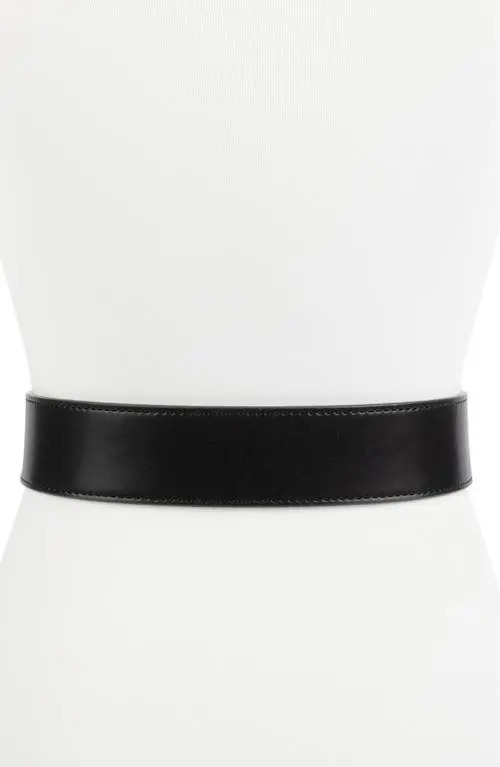 Kurt Geiger Crystal Eagle Buckle Leather Belt