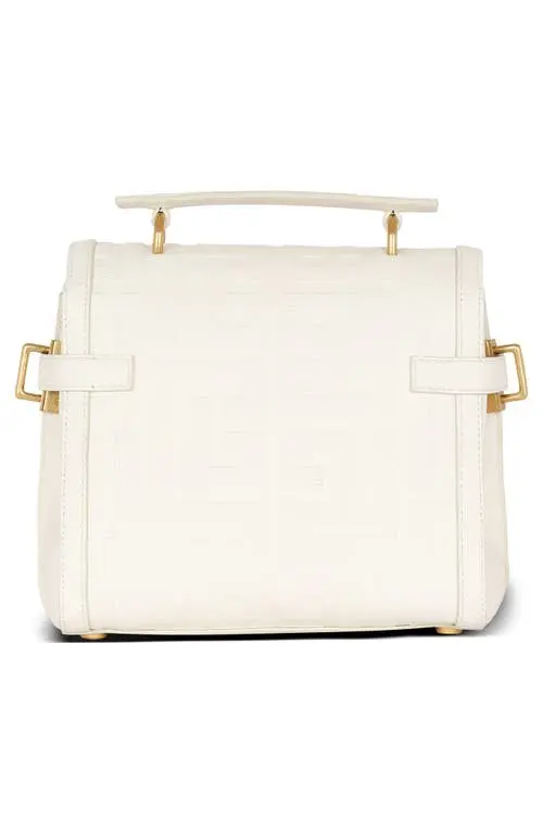 Balmain B-buzz 23 Monogram Top Handle Bag