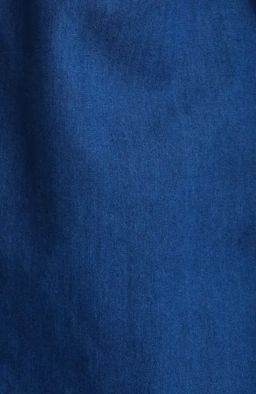 FRAME Cotton & Linen Chambray Button-up Shirt