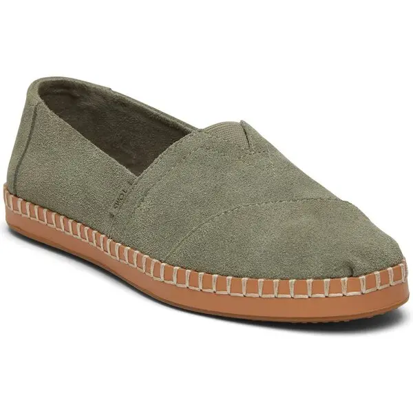 Toms Classic Alpargata Slip-on Sneaker - Grey
