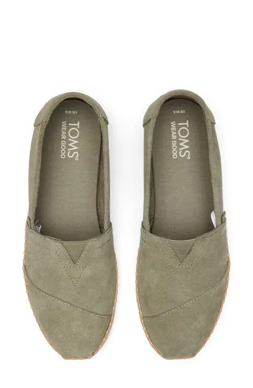 Toms Classic Alpargata Slip-on Sneaker - Grey