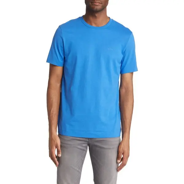 BOSS Thompson Solid T-shirt - Medium Blue