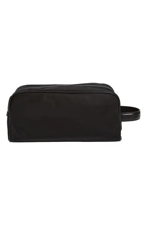 Dolce & Gabbana Rubberized Logo Nylon Blend Toiletry Bag