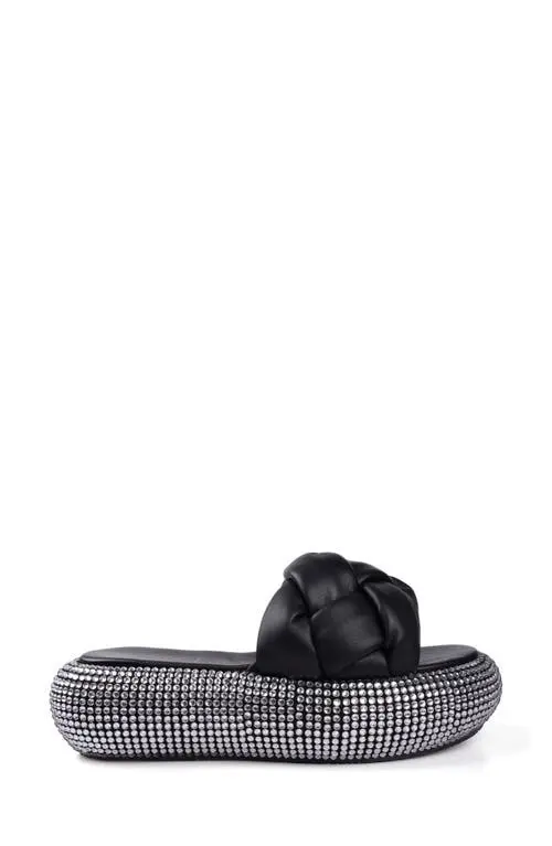 ZIGI Shappy Crystal Platform Slide Sandal