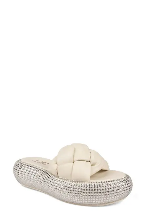 ZIGI Shappy Crystal Platform Slide Sandal