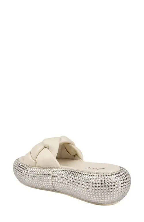 ZIGI Shappy Crystal Platform Slide Sandal