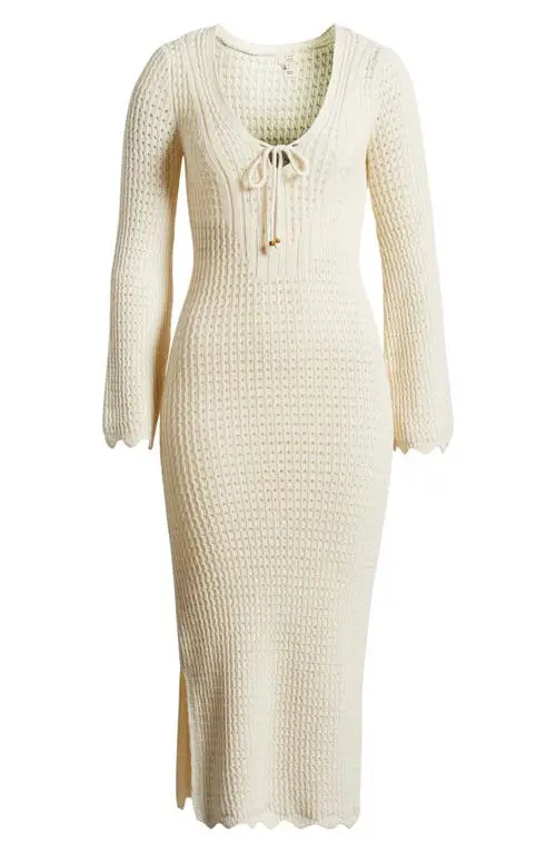 RIVER ISLAND Crochet Cover-up Maxi Dress