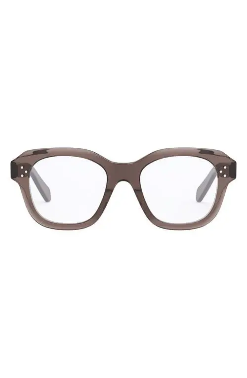 Celine 50mm Butterfly Optical Glasses - Dark Brown/other