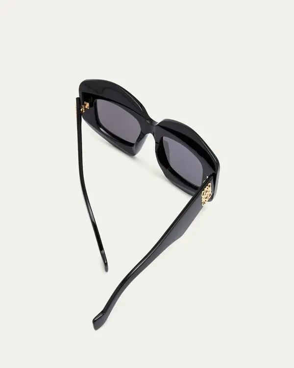 Loewe Anagram Acetate Rectangle Sunglasses