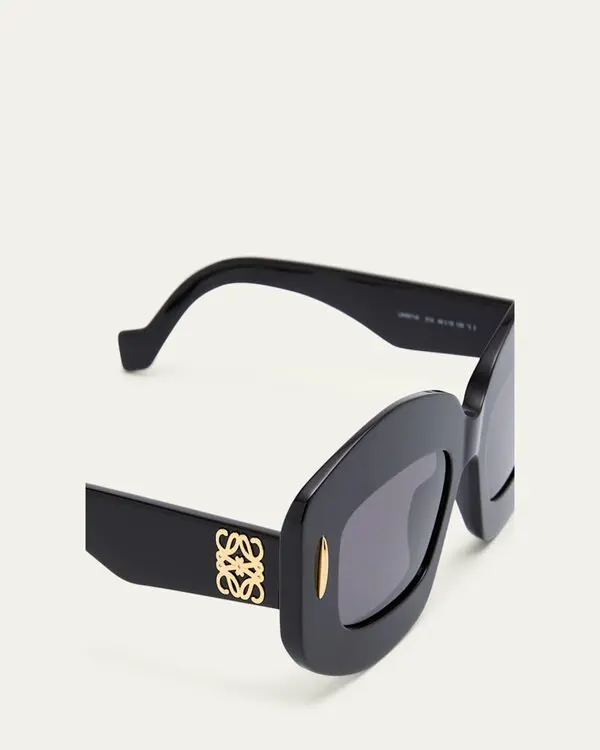 Loewe Anagram Acetate Rectangle Sunglasses