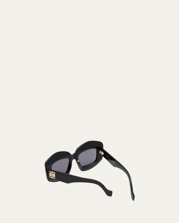 Loewe Anagram Acetate Rectangle Sunglasses