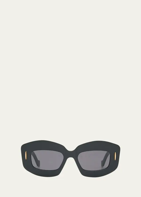 Loewe Anagram Acetate Rectangle Sunglasses