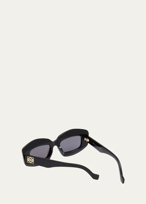 Loewe Anagram Acetate Rectangle Sunglasses