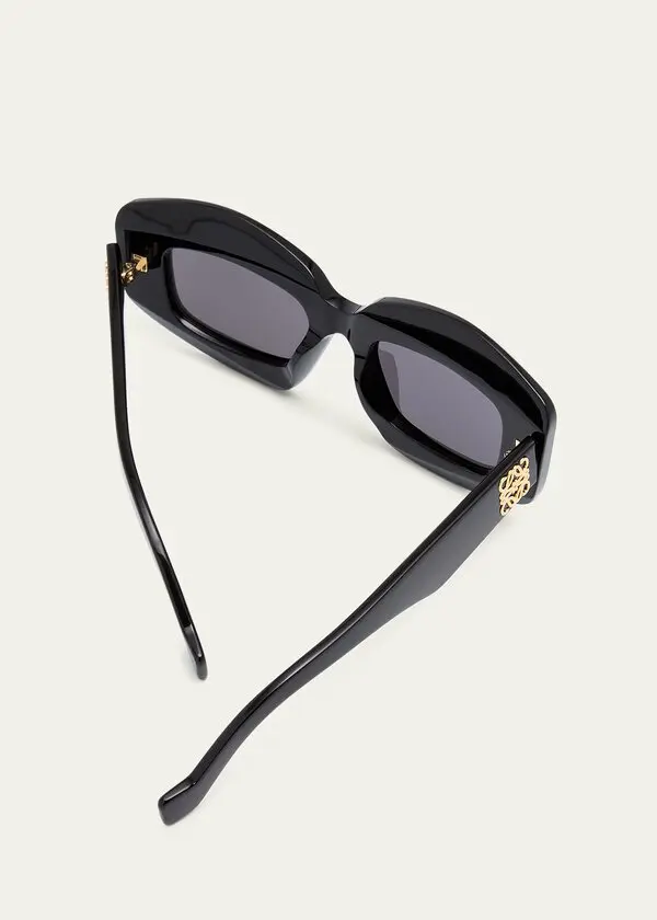 Loewe Anagram Acetate Rectangle Sunglasses