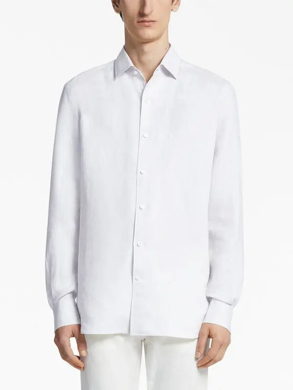Zegna Oasi Lino Shirt - White