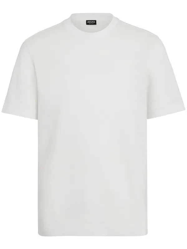 Zegna Short-sleeve Linen T-shirt