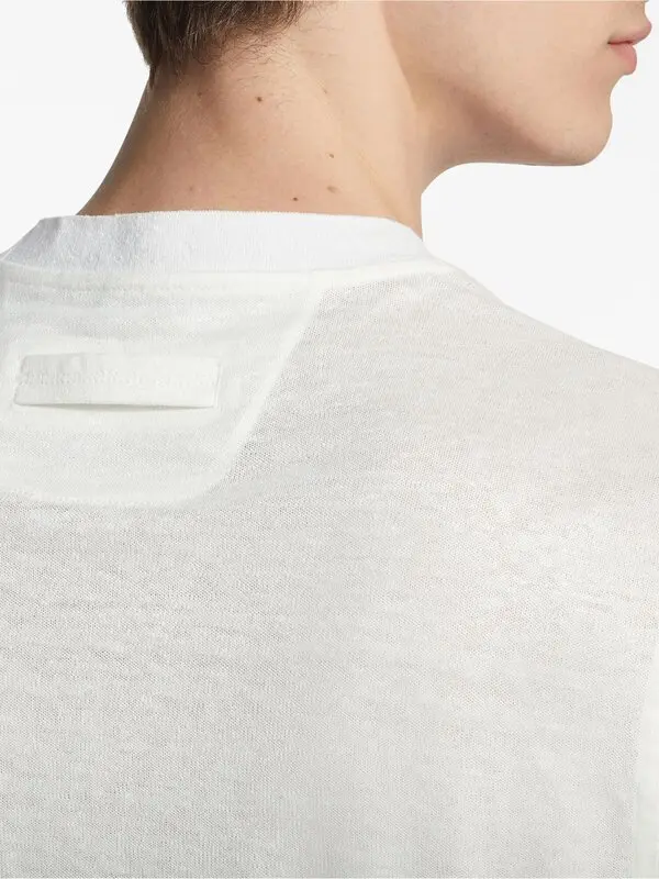Zegna Short-sleeve Linen T-shirt