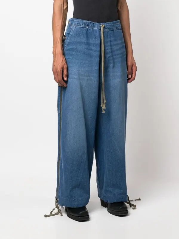 GREG LAUREN Hybrid Loose-fit Jeans - Blue