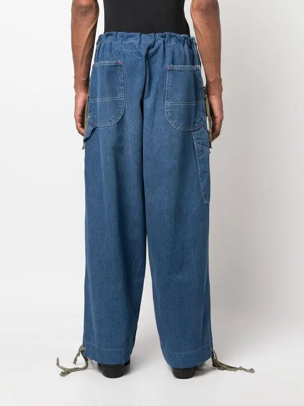 GREG LAUREN Hybrid Loose-fit Jeans - Blue