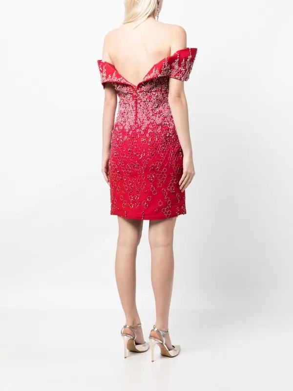 SAIID KOBEISY Canton Beaded Dress