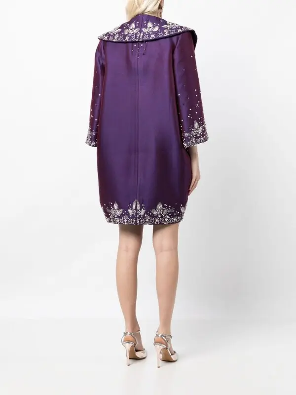 SAIID KOBEISY Mikado Beaded Satin Jacket