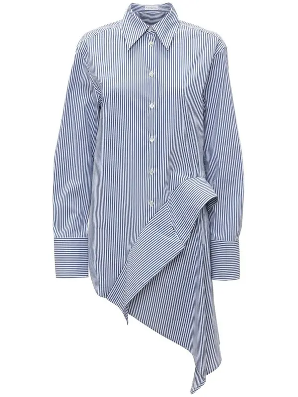 JW Anderson Striped Long-sleeve Shirt - Blue