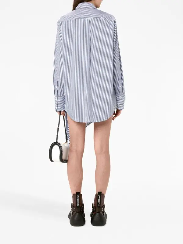 JW Anderson Striped Long-sleeve Shirt - Blue