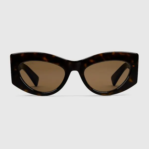 Gucci Cat-eye Frame Sunglasses - Brown