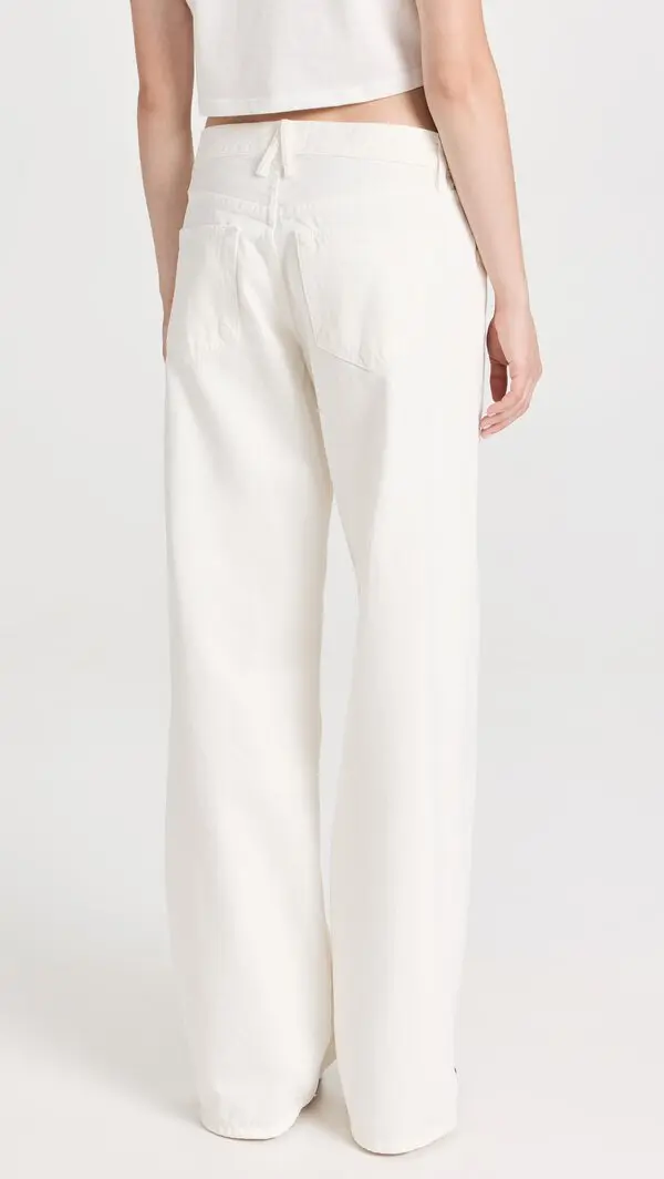 SLVRLAKE Mica Low Slung Jeans - White