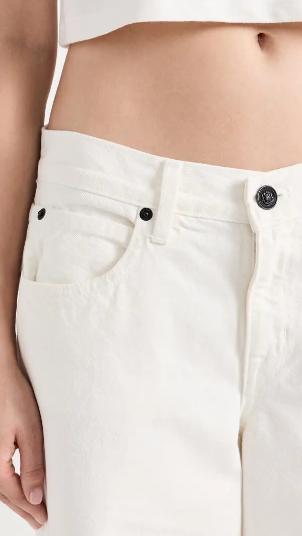 SLVRLAKE Mica Low Slung Jeans - White