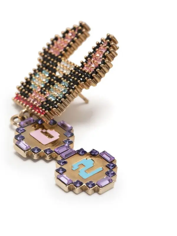 Dsquared2 Crystal-embellished Drop Earring