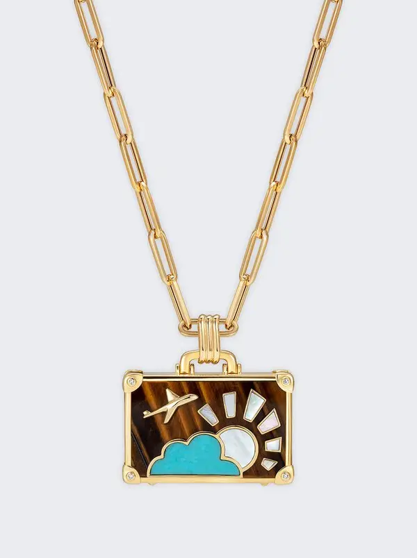 NEVERNOT Safari Heat Necklace - Gold