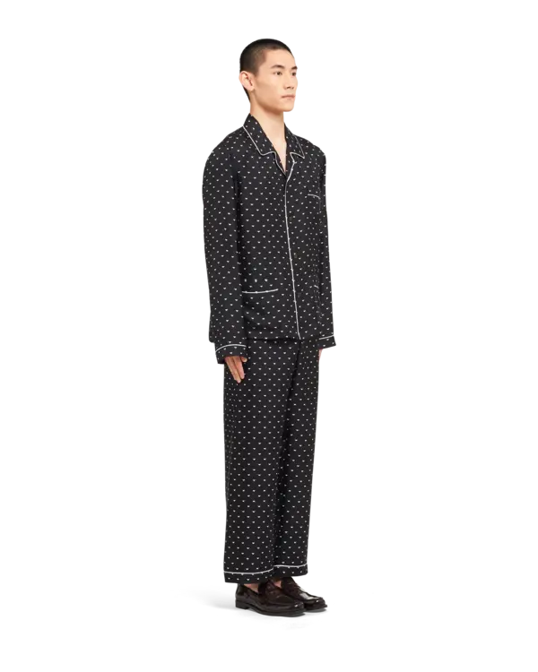 Prada Silk Twill Pajamas
