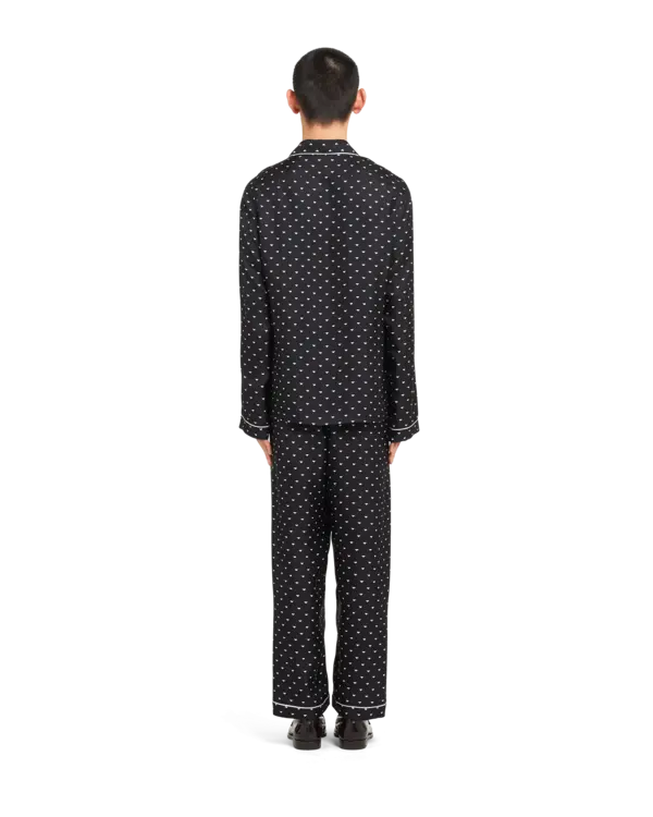 Prada Silk Twill Pajamas