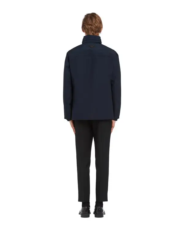 Prada Technical Fabric Blouson Jacket - Blue