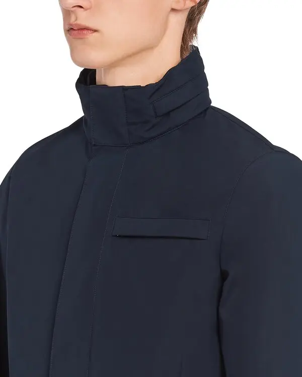 Prada Technical Fabric Blouson Jacket - Blue