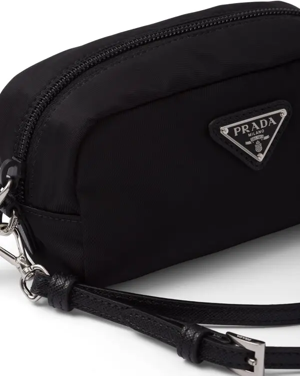 Prada Mini Re-nylon Pouch - Black