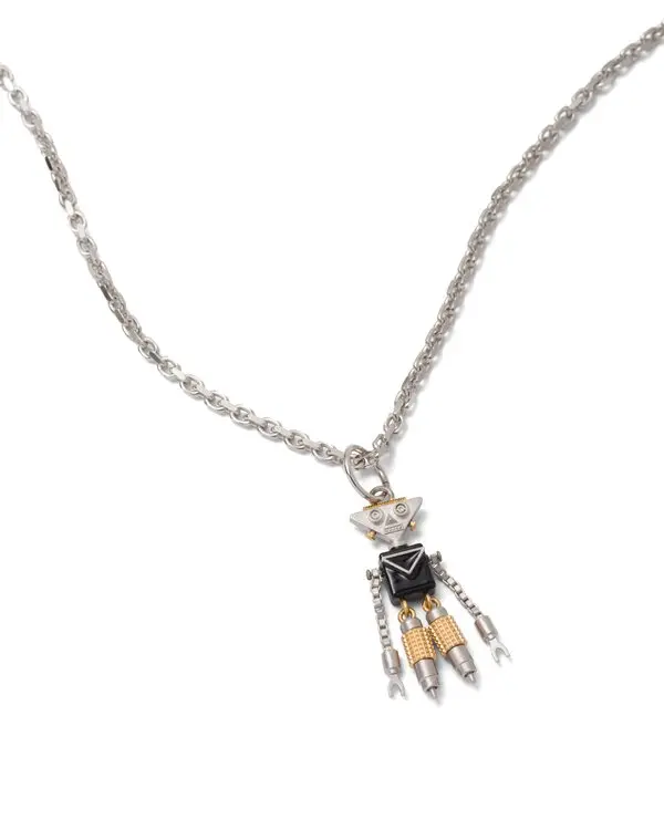 Prada Robot Jewels Pendant Necklace