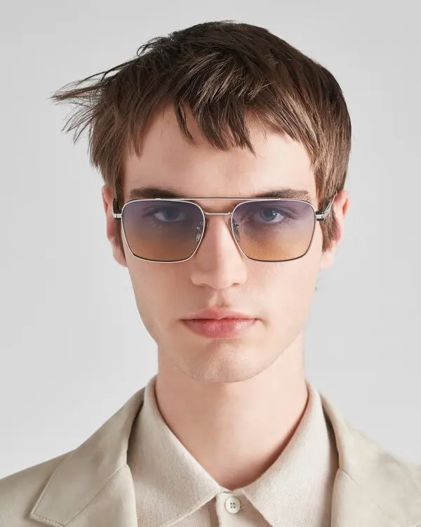 Prada Sunglasses With Metal Frame
