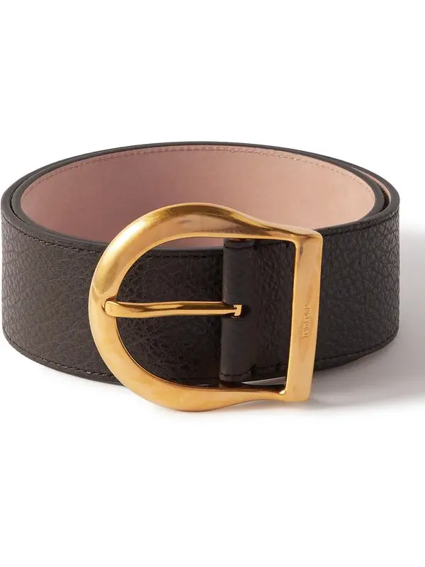 TOM FORD 4cm Full-grain Leather Belt - Brown