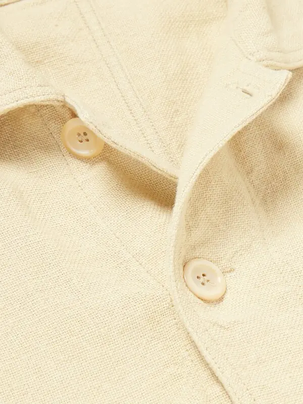 DRAKE'S Linen Overshirt