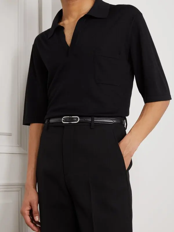 Saint Laurent 2cm Leather Belt