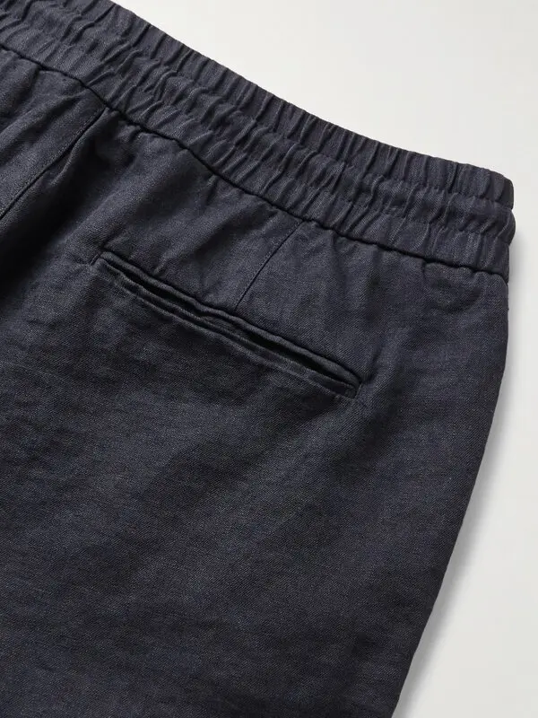 Orlebar Brown Cornell Slim-fit Linen Shorts - Blue