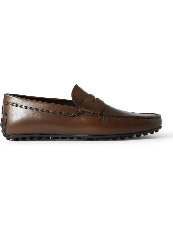 TOD'S City Gommino Leather Driving Loafers