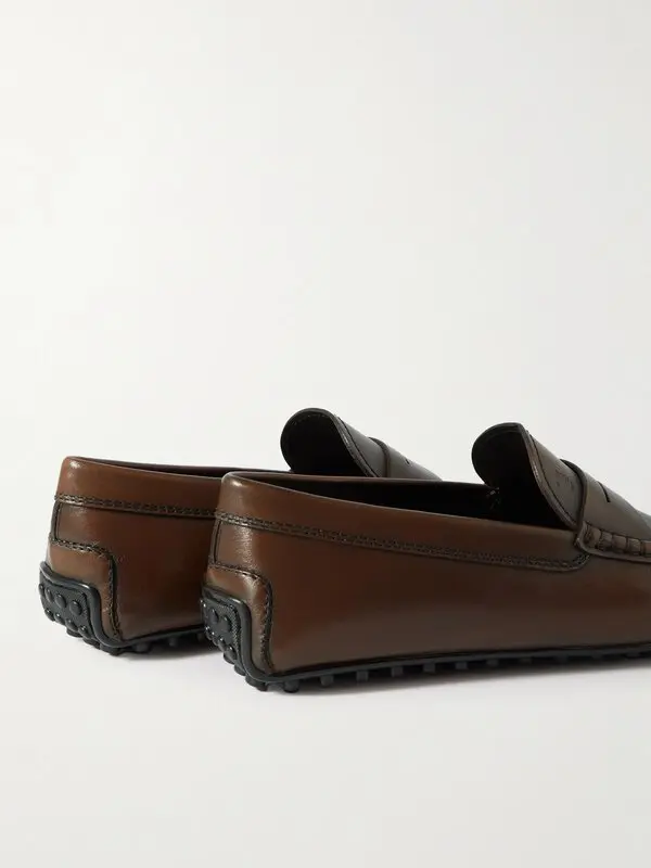 TOD'S City Gommino Leather Driving Loafers