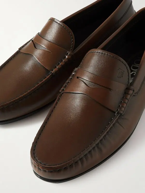 TOD'S City Gommino Leather Driving Loafers