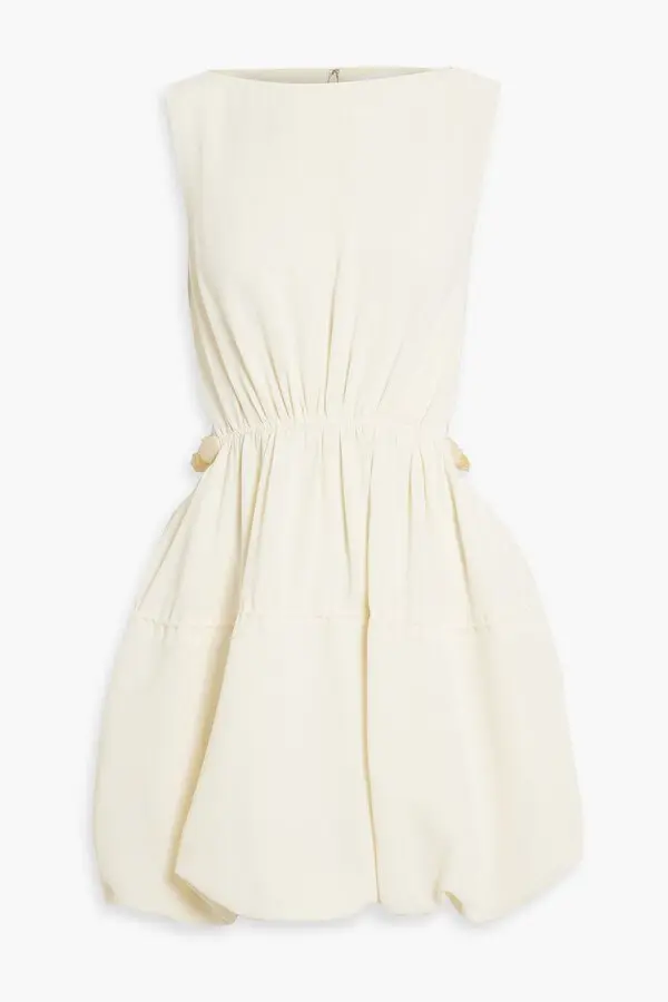 Simkhai Romy Embellished Cutout Woven Mini Dress