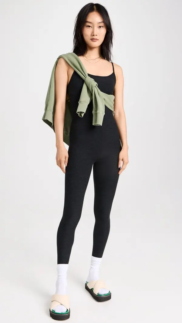 Beyond Yoga Spacedye Uplevel Midi Jumpsuit - Darkest Night