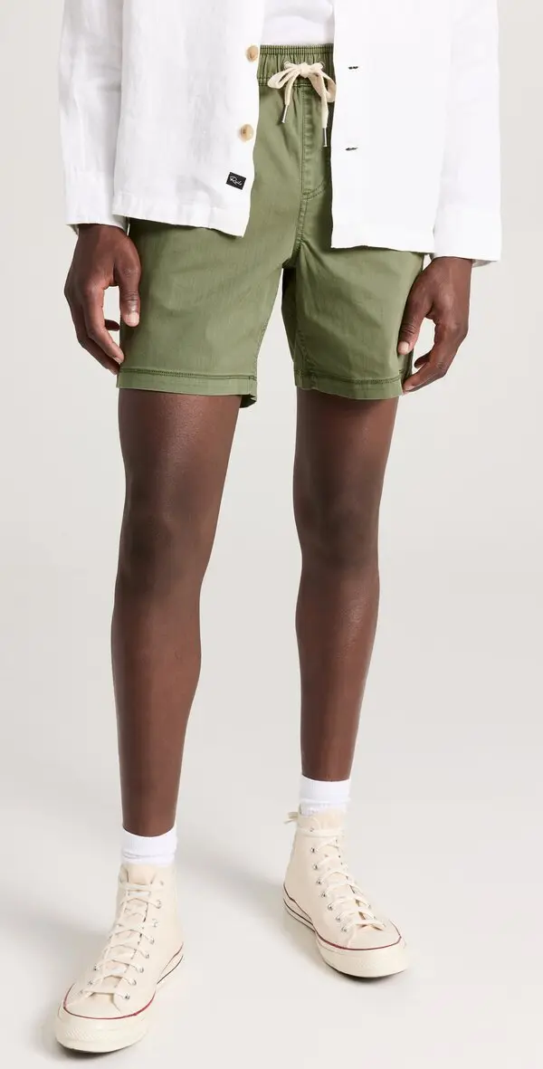 Rails Cruz Drawstring Shorts - Spring Olive