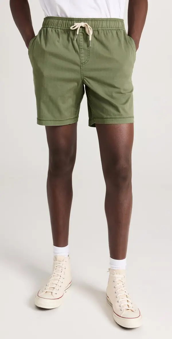 Rails Cruz Drawstring Shorts - Spring Olive